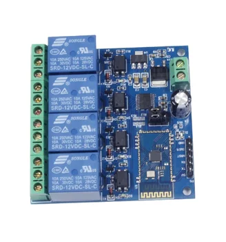 12v 4 Channel Bt Relay Module Mobile Phone Remote Control Switch - Buy ...