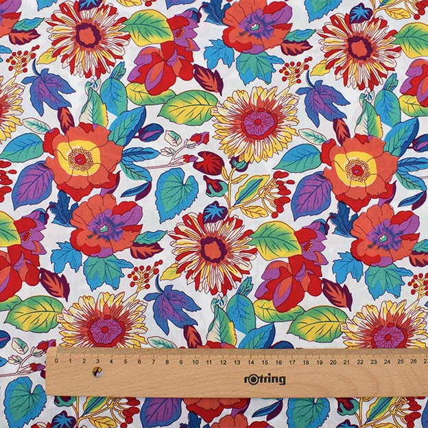 Fanni 7pcs/lot Fat Quarter Fabric Bundles 100% Cotton Hawaii Floral ...