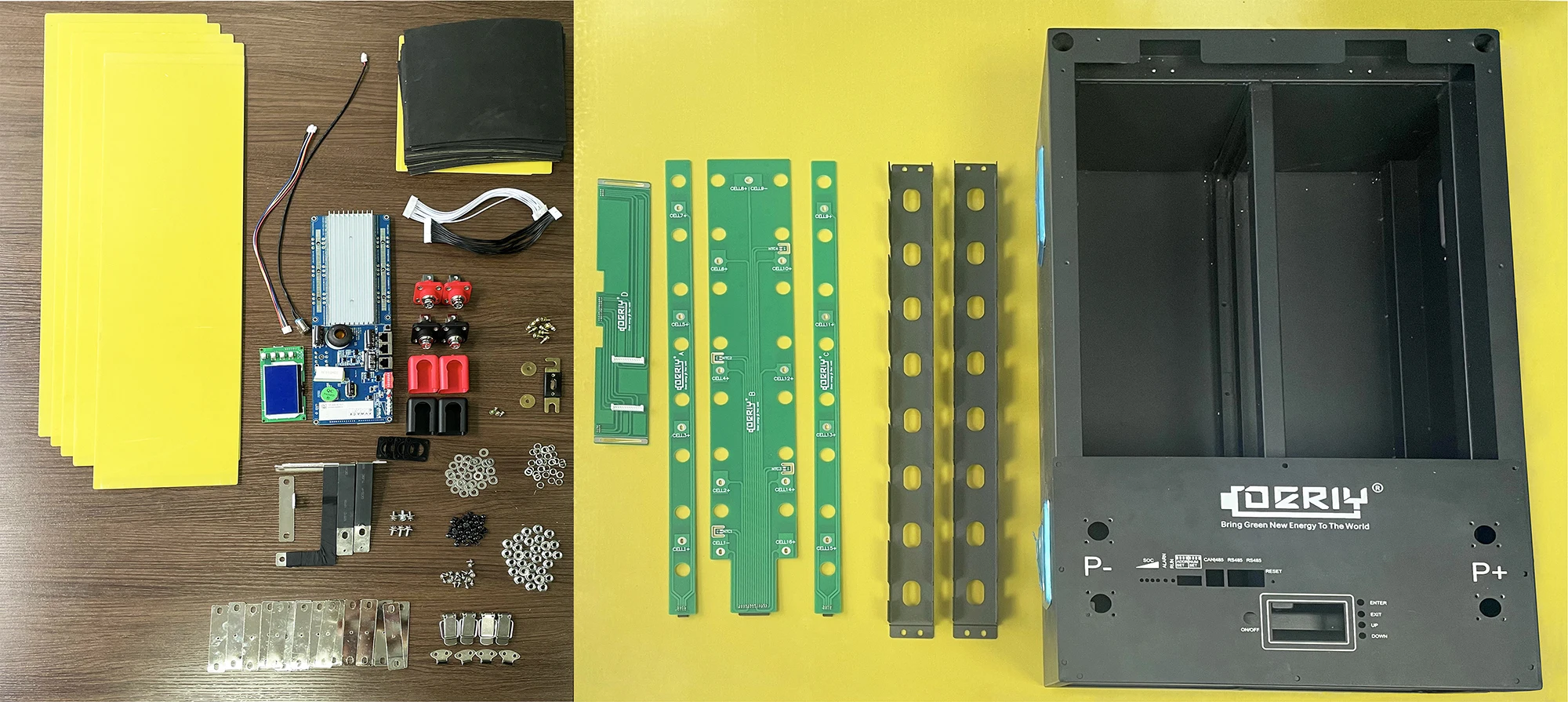 Active Balance BMS 16S1P 48V/51.2V Lifepo4 Battery Kits