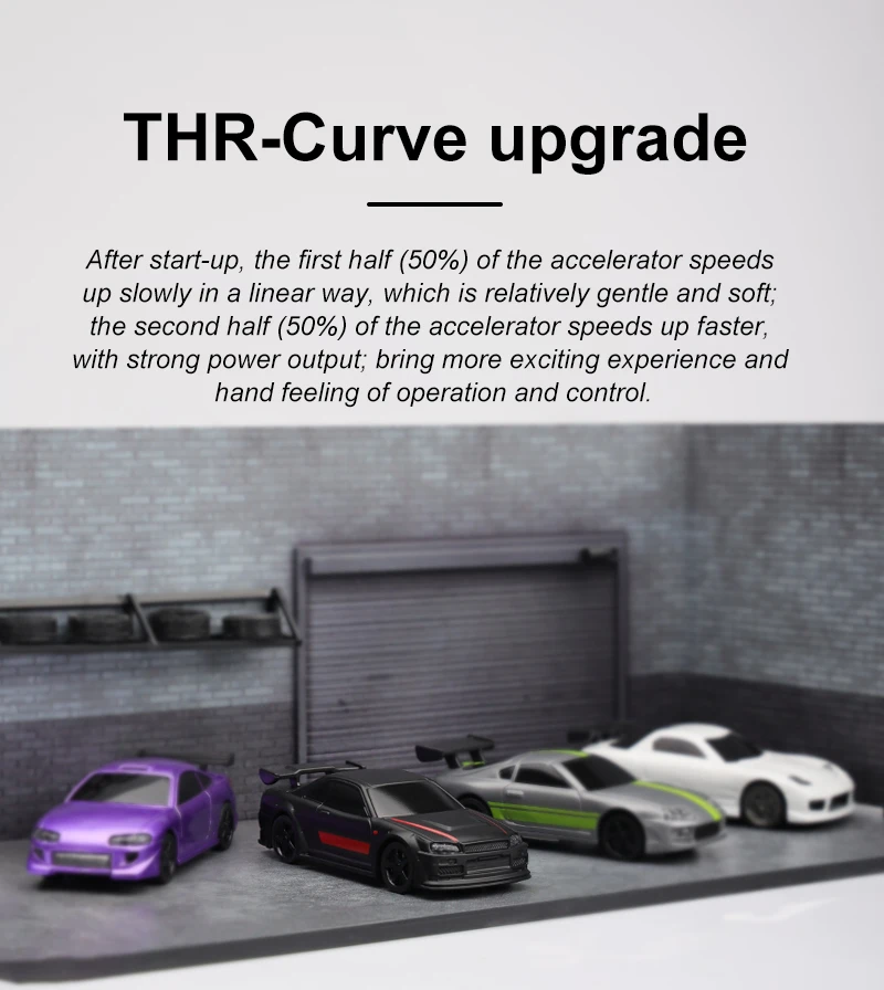 Turbo Racing 1:76 RC Cars - Drift, Gyro, and Proportional Control