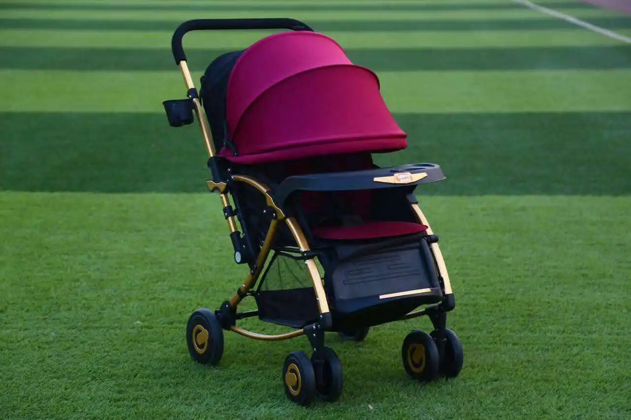 2021 Folding High End Baby Stroller Safety Trolley With Pull-handle ...