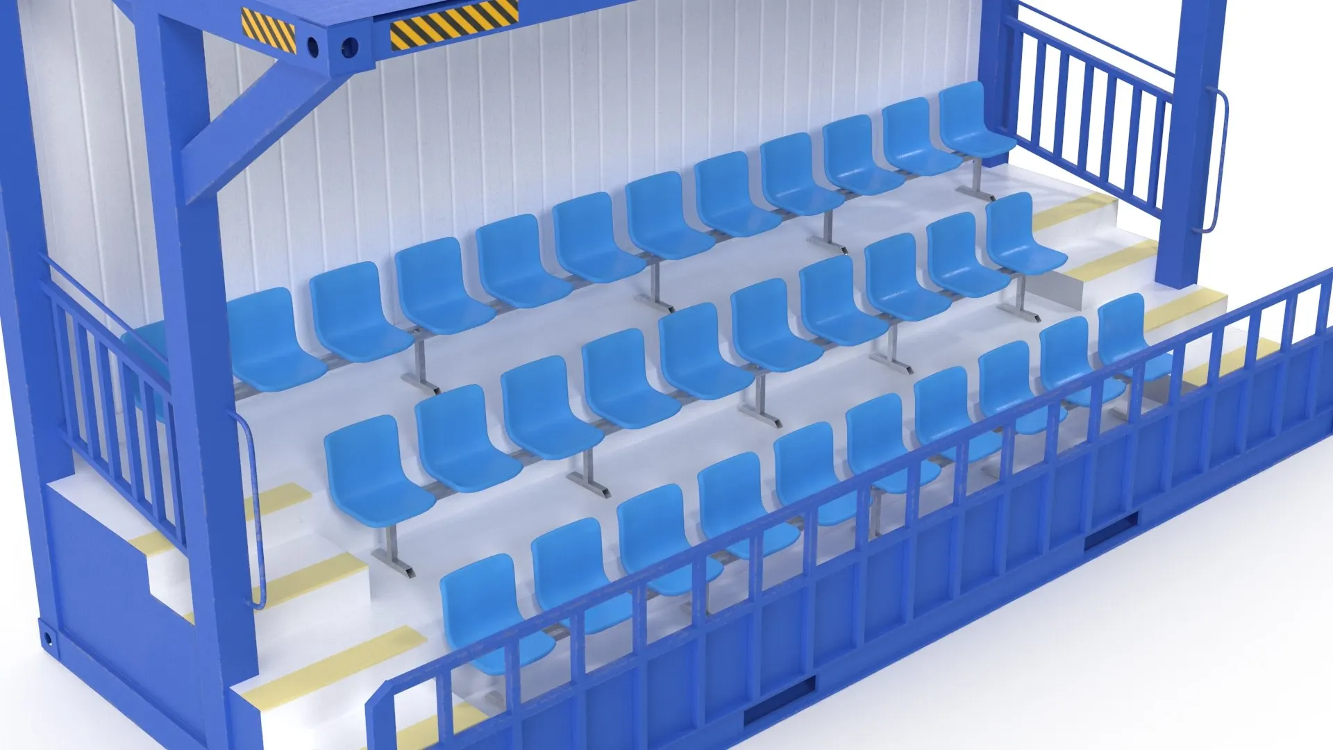 40FT High Cube Container Bleachers - Sturdy & Cost Effective