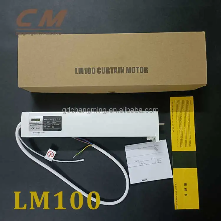 Silent Curtain Motor Automatic Wireless Lm100-1.2/100-em-gp 5 Wire 65w ...