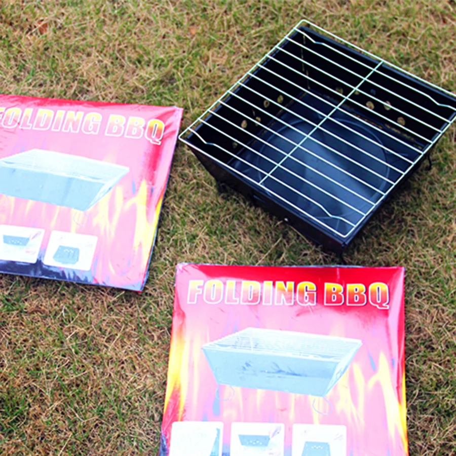 Disposable Instant Outdoor Camping Barbecue Folding Portable Charcoal ...
