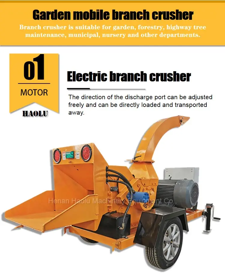 Hot Sell Wood Shredder Chipper Machine for Industrial Shredders and ...