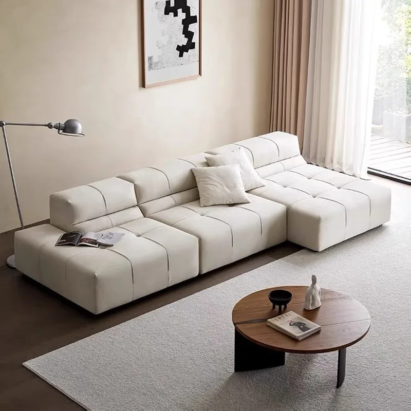 Modern Sofa Set Furniture Luxury Cream Tufty Modular Couch Sofa for ...