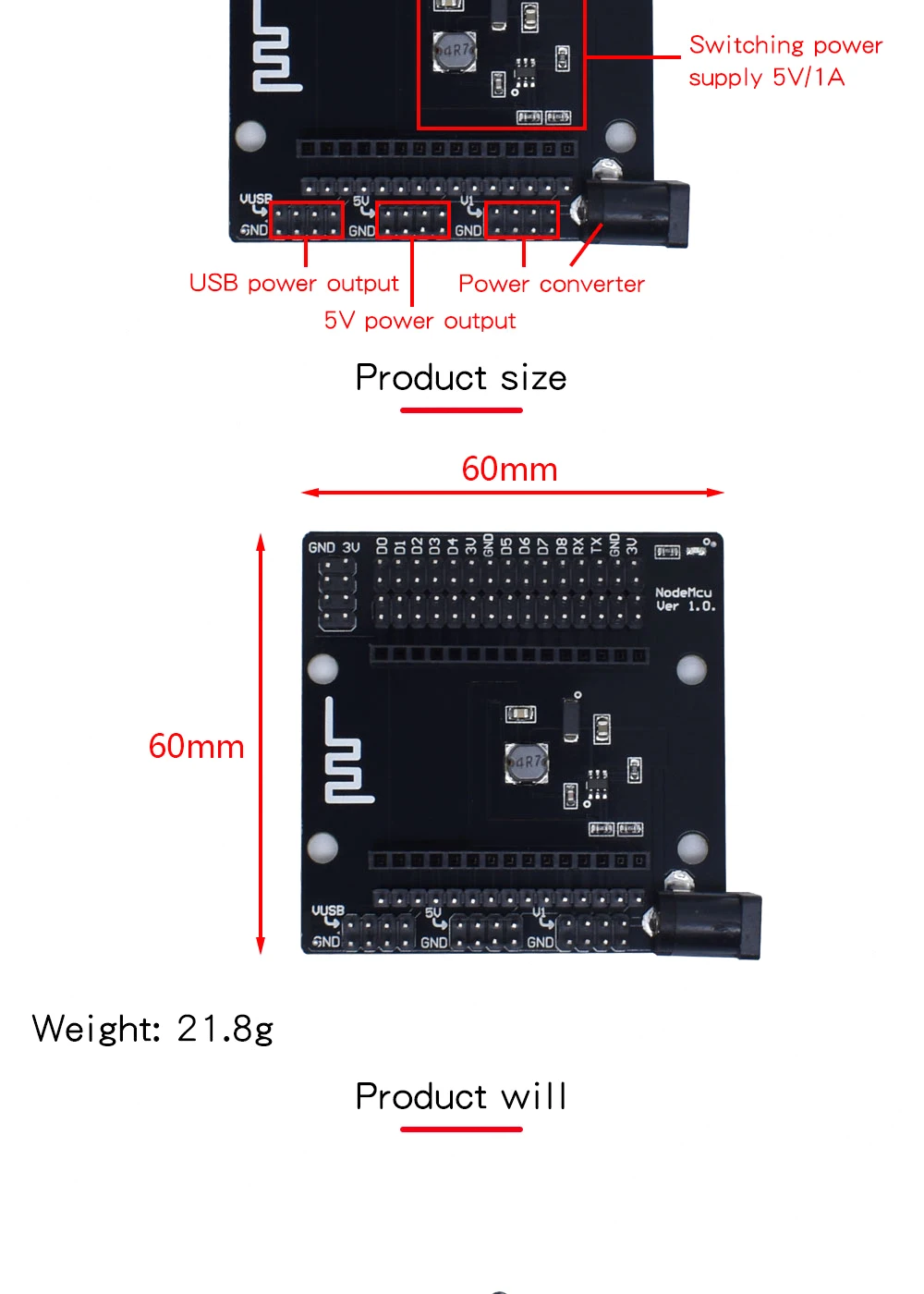 Nodemcu Node Mcu Base Esp8266 Testing Diy Breadboard Basics Tester ... Nodemcu Node Mcu Base Esp8266 Testing Diy Breadboard Basics Tester ...