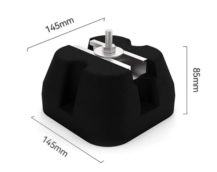 Rubber Vibration Isolator Anti-vibration Pad Air Conditioning Mounting ...