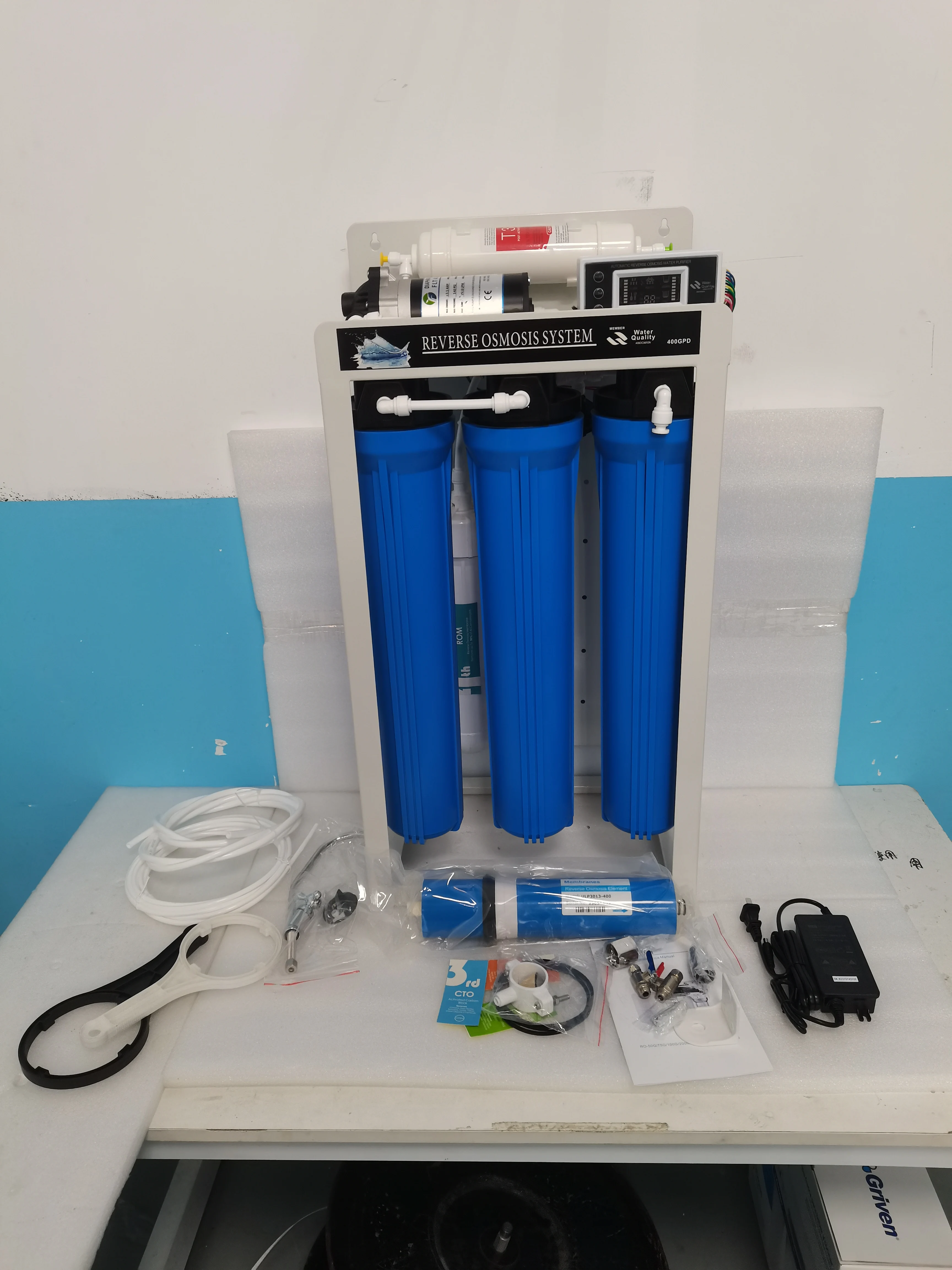 400 GPD Reverse Osmosis System with Booster Pump - 1 Year Warranty
