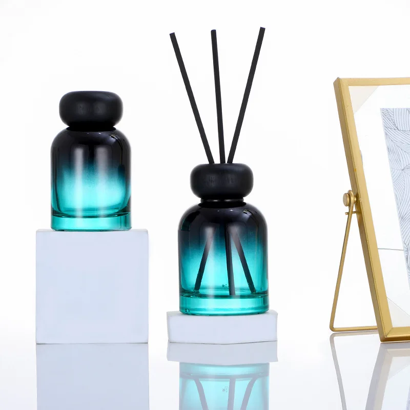Empty Glass Diffuser Bottle Aromatherapy Jar Container Fragrance ...