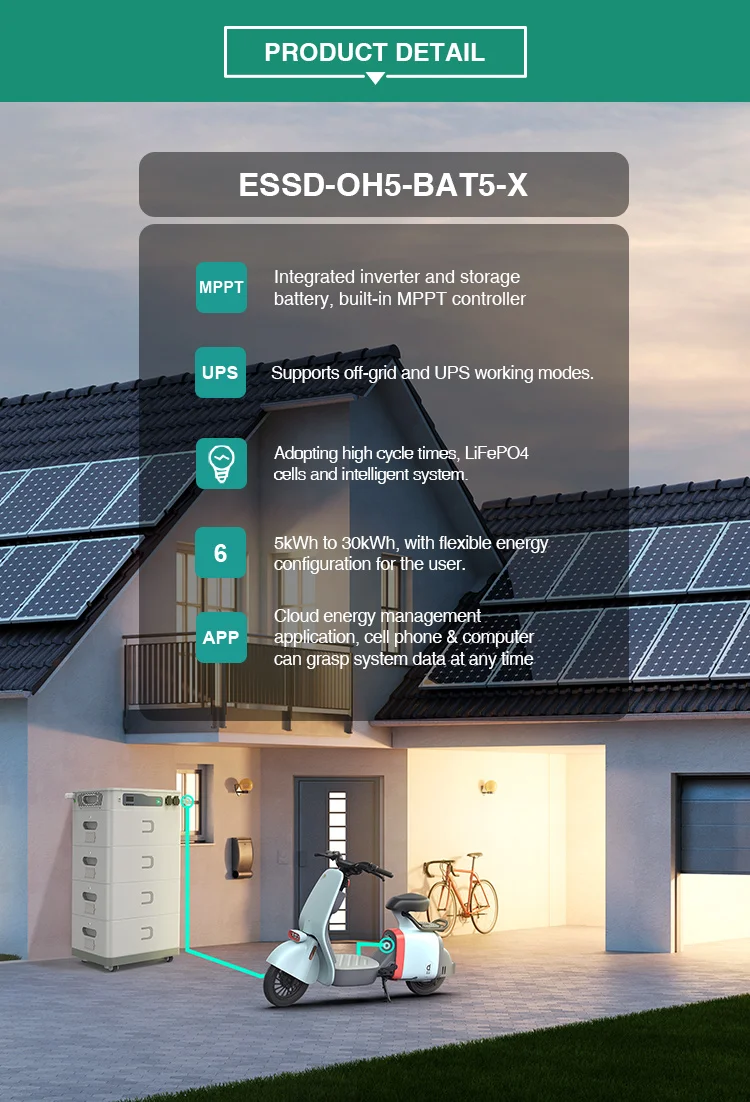 All-in-one Stackable Energy Storage System 5kw Inverter Lithium Lifepo4 ...