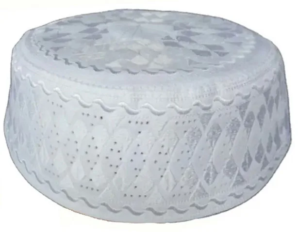 White Muslim Caps And Hats,Kufi Caps And Hats - Buy Muslim Cap,White ...
