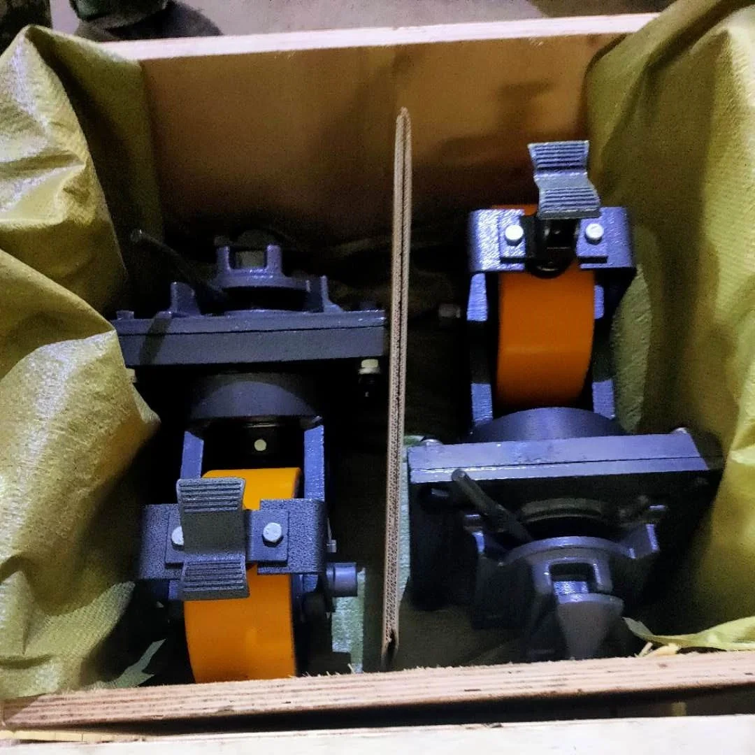 Ss Shipping Container Castor Wheels 5 Ton Load With Brake - Buy ...