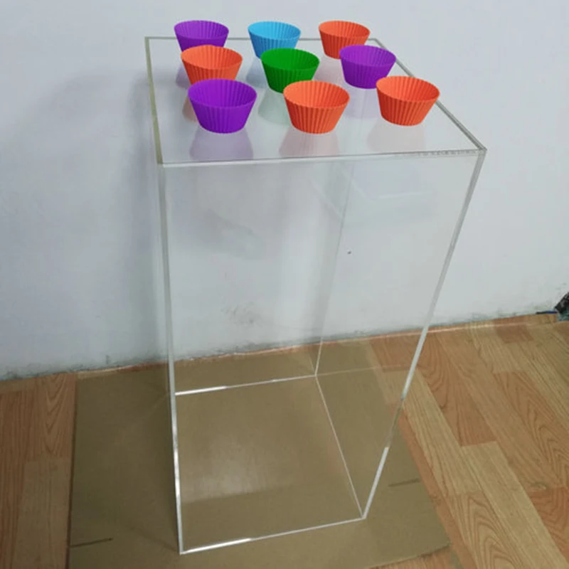 Clear Acrylic Plinth Display Set for Wedding & Events