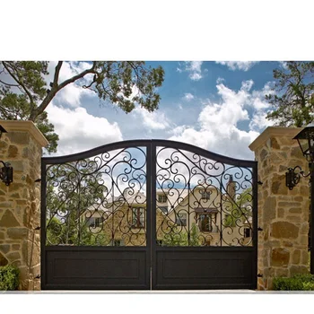 Simple Wrought Iron Gate Design - Buy Wrought Iron Gate,Simple Wrought ...