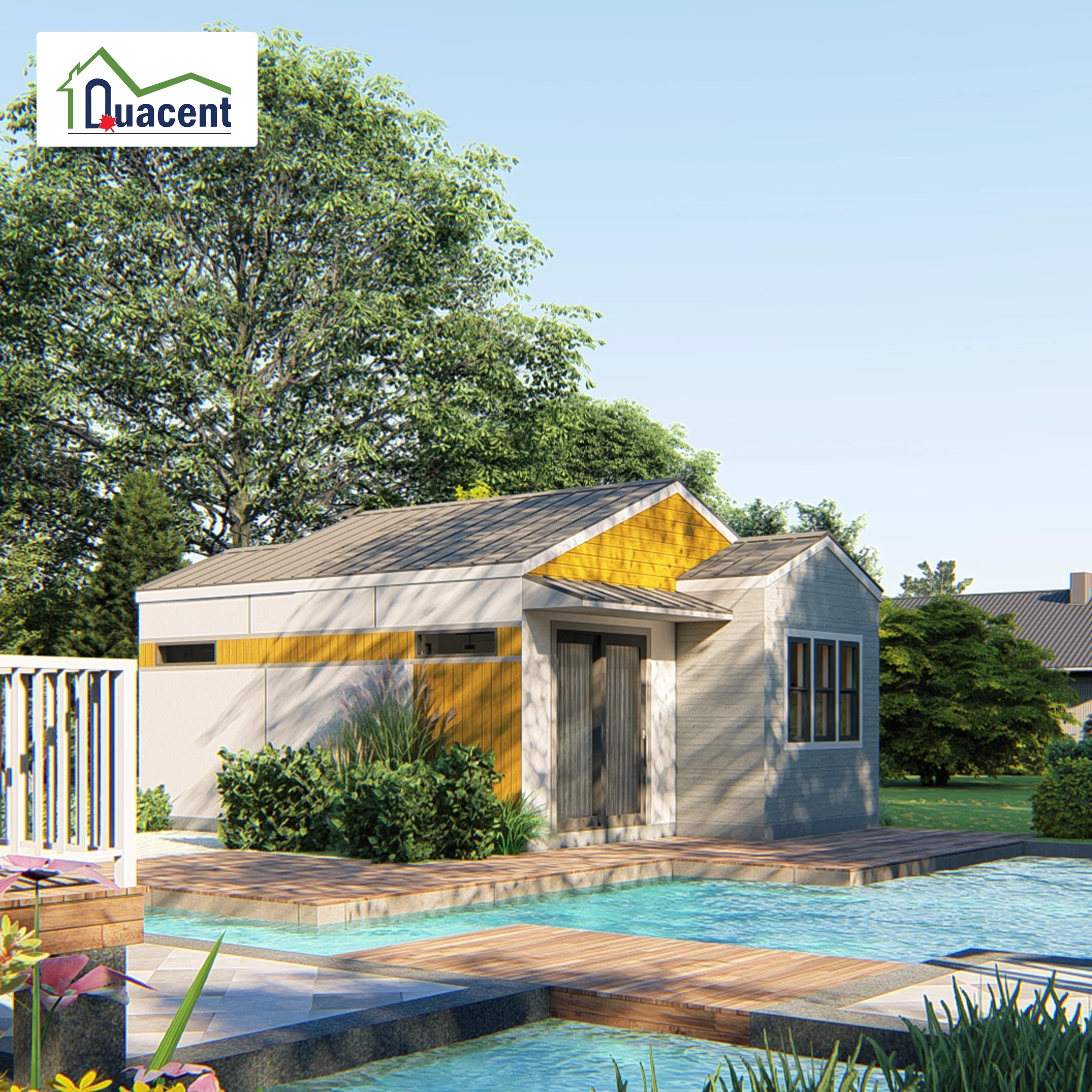 Quacent Modern Minimalist Garden Suite,Faster Installation,More Insulation,And More Energy ...