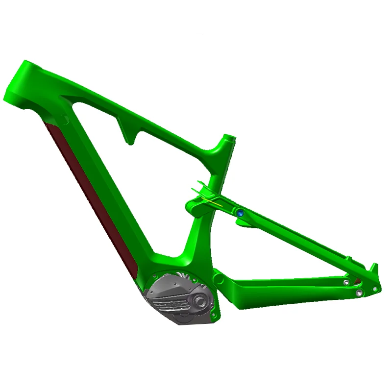 Electric All Mountain Bike Carbon Frame Travel 180mm Shi-mano Ep8 Bt ...