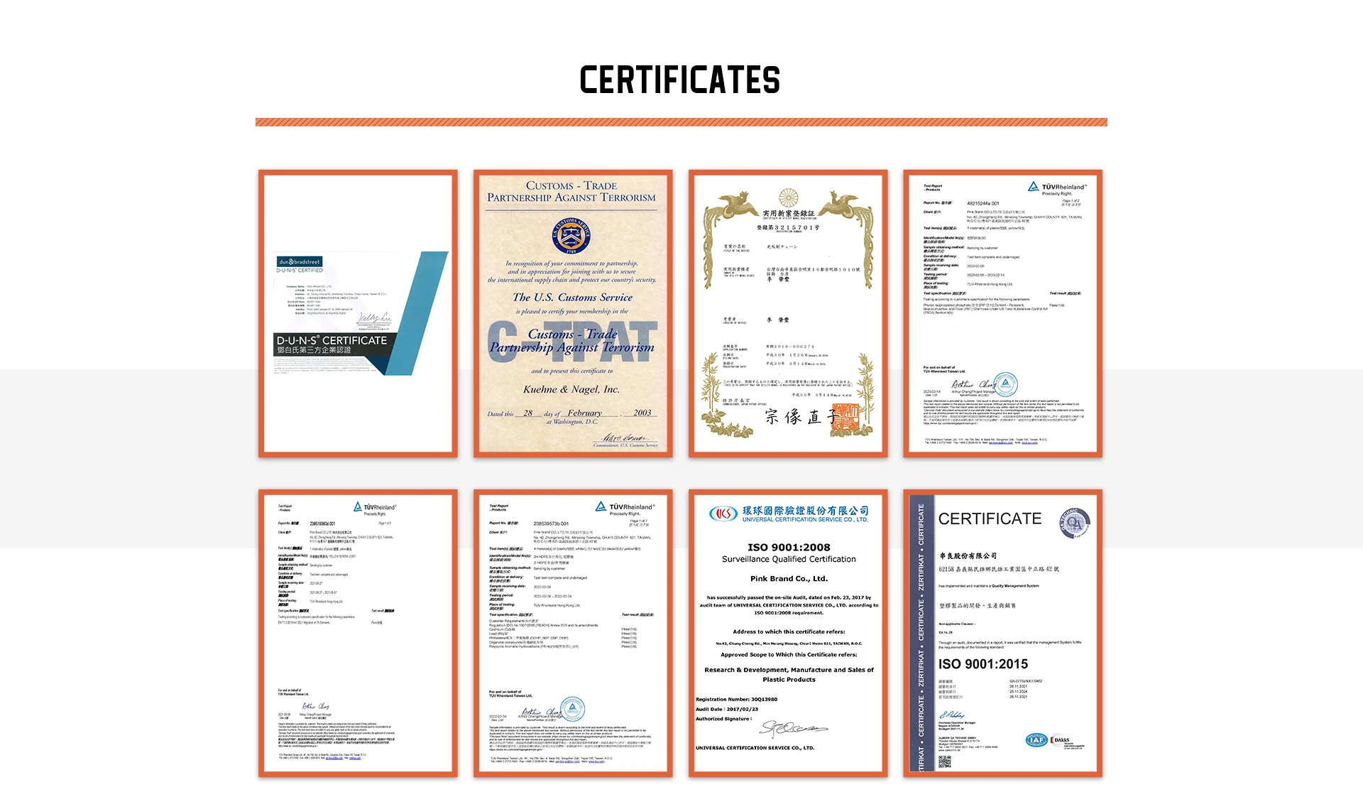 Company Overview - PINK BRAND CO., LTD.