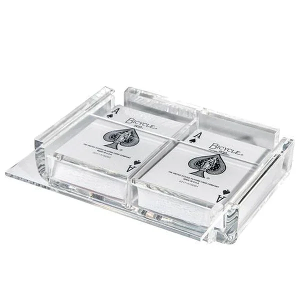 Custom Playing Card Case Transparent Acrylic Card Box Display Card ...