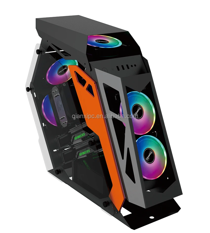 Desktop Gaming Mid Tower Micro Atx Gaming Pc Computer Case - Buy ...