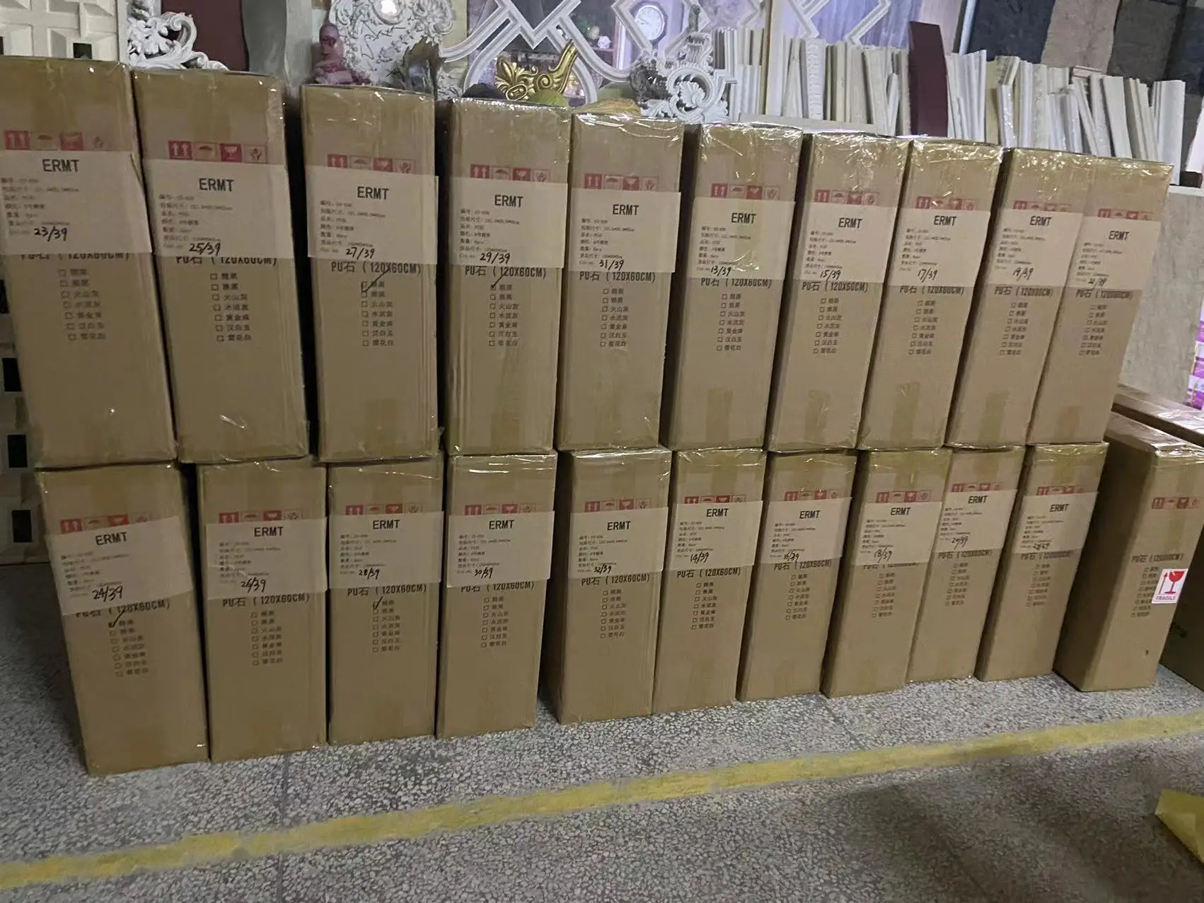 Factory Decorative Wall Panel 3d Retro Textures Interior Imitate Pu ...