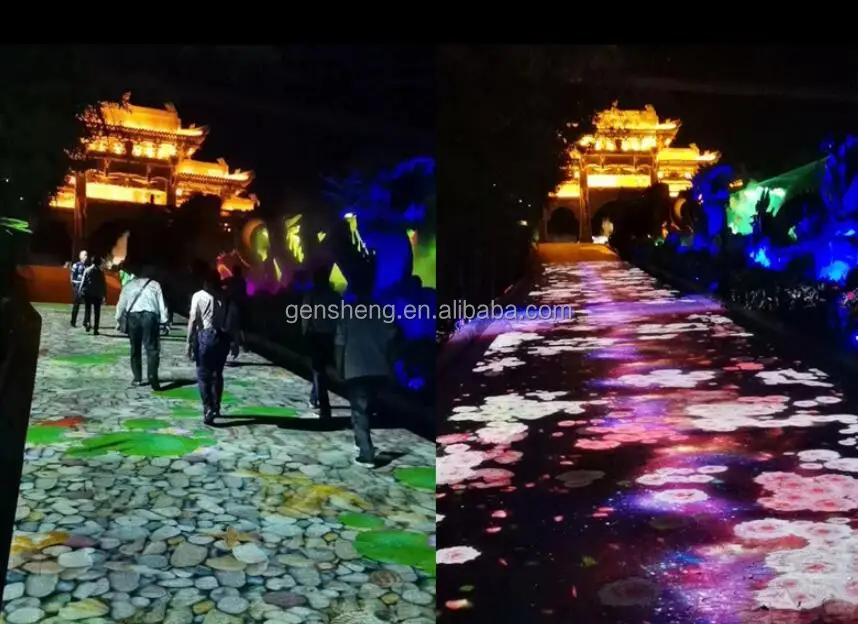 3D Holographic Interactive Wall Projection - Immersive Experience