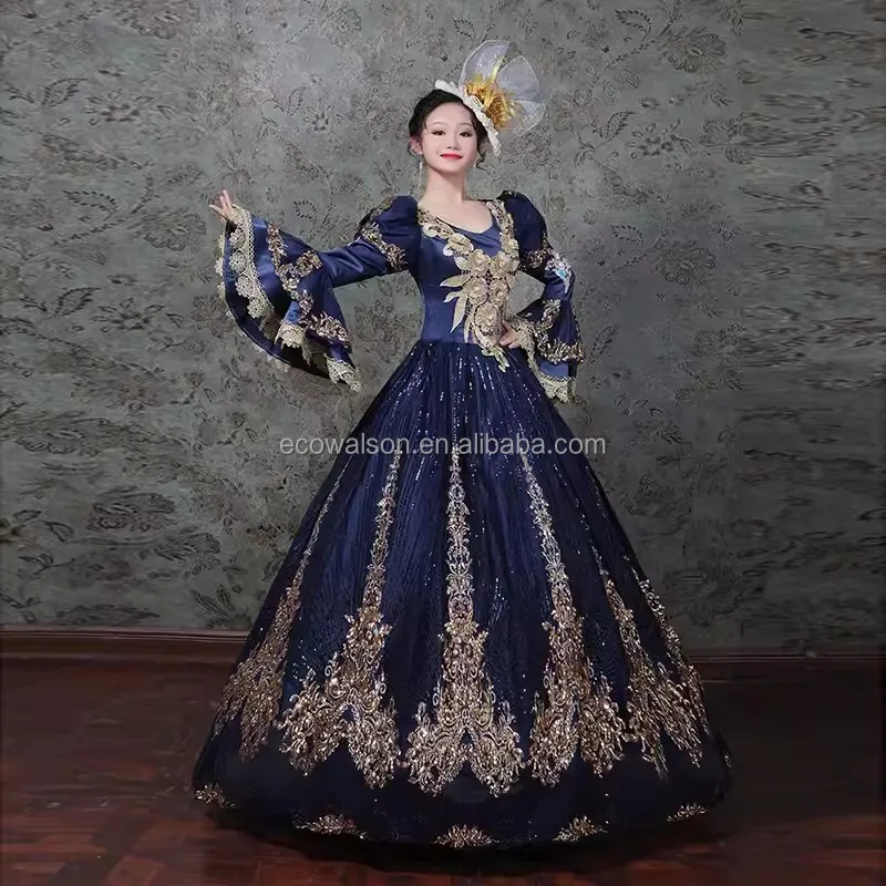 Gothic Baroque Marie Antoinette Ball Gown - Renaissance Dress