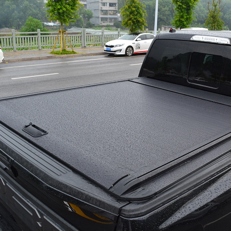 Pickup back cover truck bed tonneau cover roller lid for Hilux
