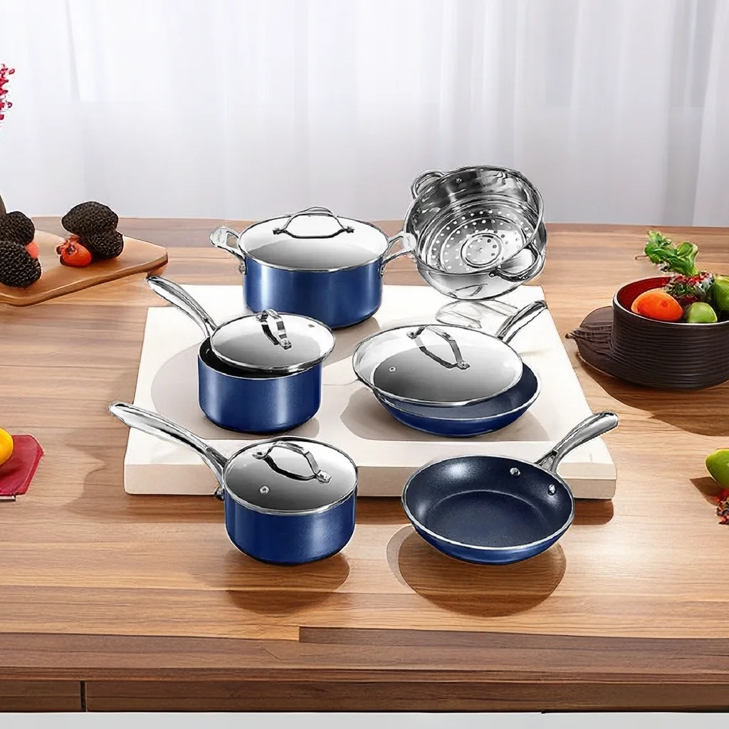 Preferential Prices Kitchen Cookware Set Ceramic Coating Non Stick ...