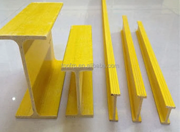 Frp Grating I Beam H Beam Purlin Construction for Building ...