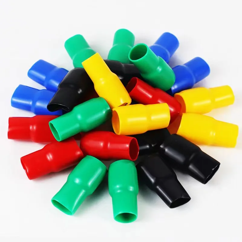 100PCS/BAG V Series Cable Lugs - Soft PVC Insulating Caps