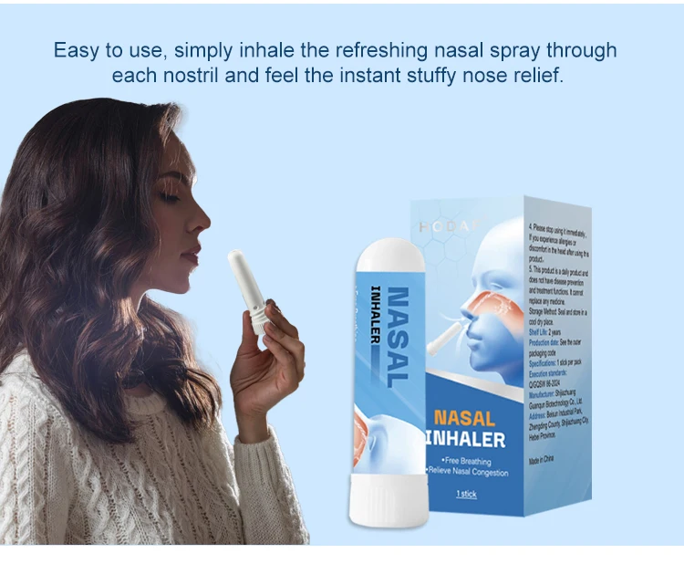Nasal Inhaler Essential Oil Nasal Inhaler Tube Nose Spray Bottle ...
