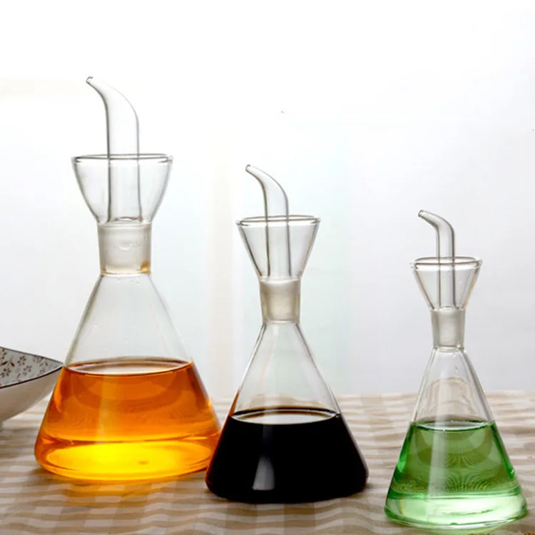 Wholesale Triangular Shaped Glass Container Clear 200ml 300ml 500ml ...