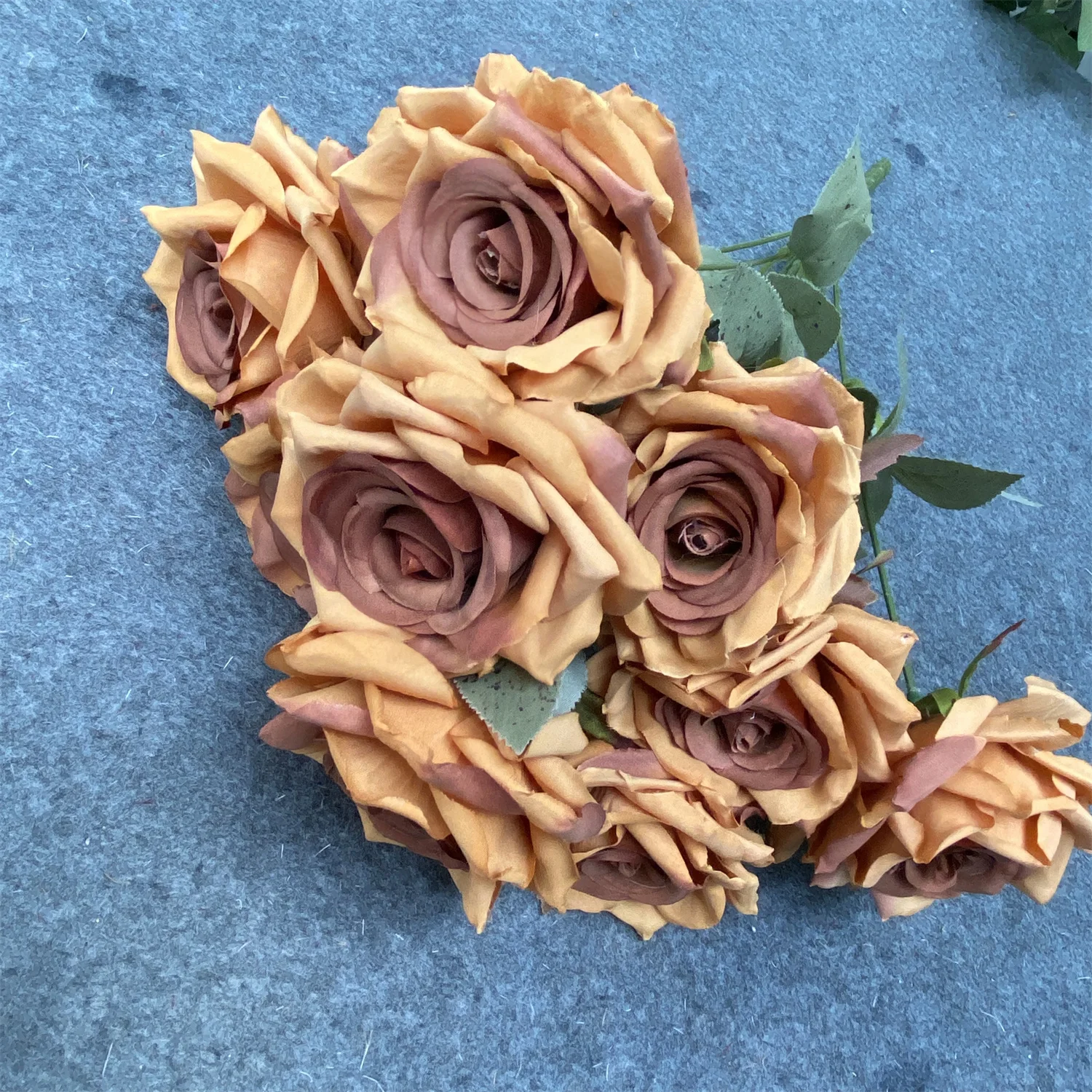 Best-Selling 9-head Diamond Rose Artificial Flower Rose for Wedding ...