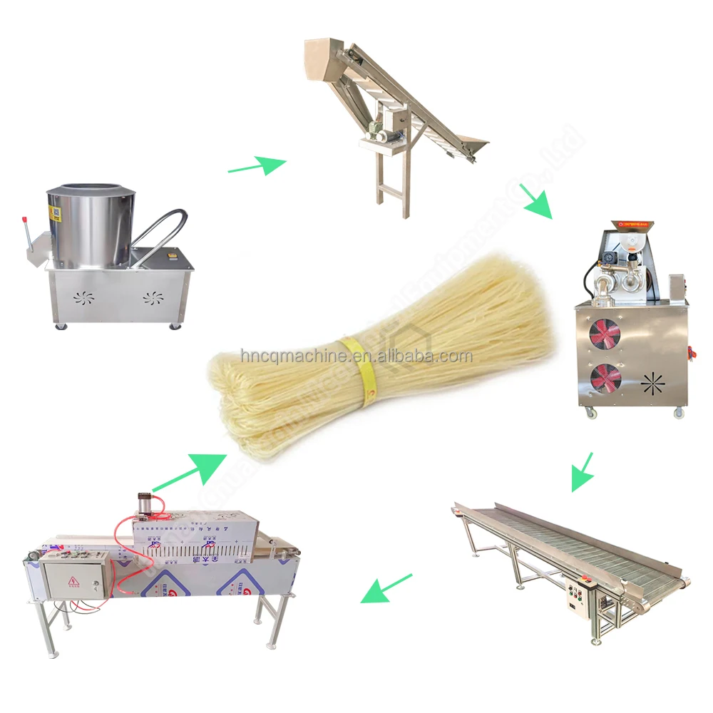 Automatic Corn Flour Rice Vermicelli Macaroni Pasta Making Machine ...