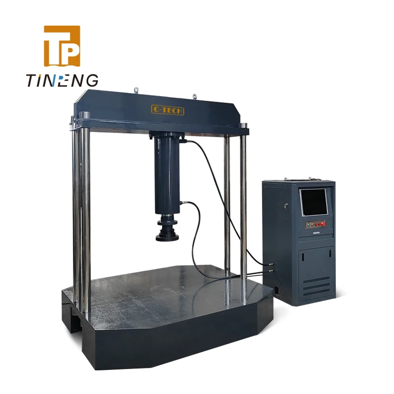 electro-hydraulic servo manhole cover compression testing machine ...