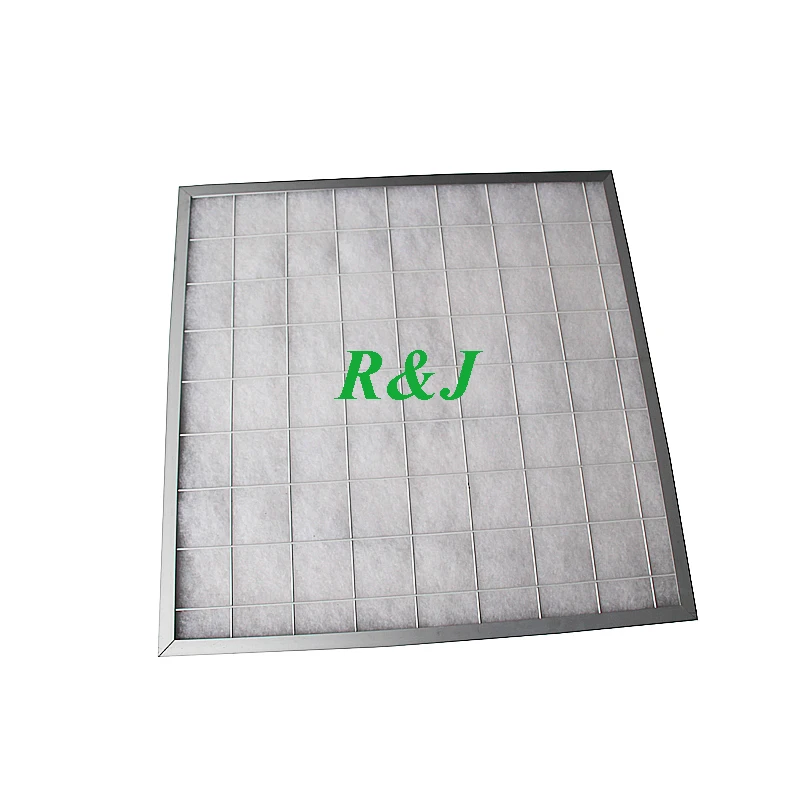 Panel air Filter Clean Room Primary Filter Air Conditioner Folding ...