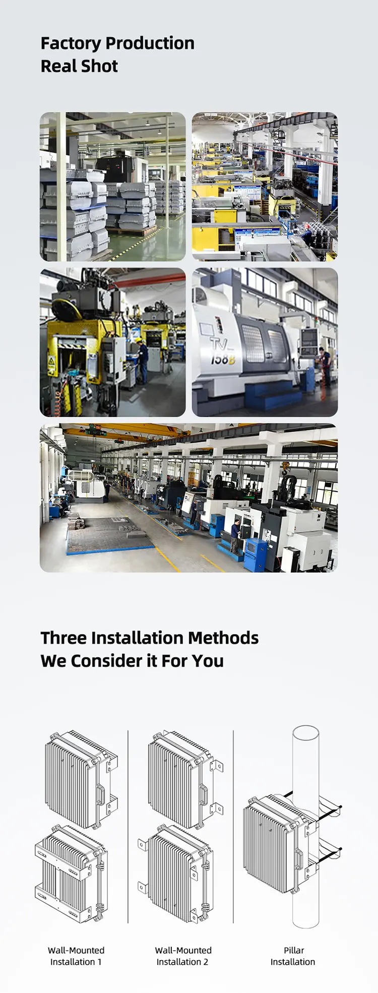 Custom Aluminum Box Die-casting Dustproof Telecom Enclosures Outdoor ...