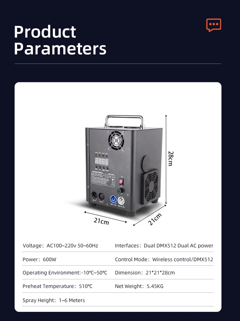 600w Cold Spark Equipment Remote Wireless Controller Mini Dmx Sparkler ...