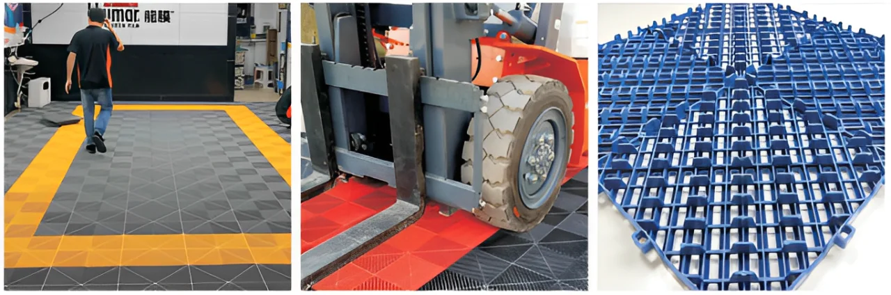 Interlocking Modular Garage Floor Tiles - Durable & Easy Install