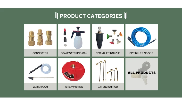 Custom Logo Multy Barrel Length Car Wash 5000psi High Pressure Washer ...