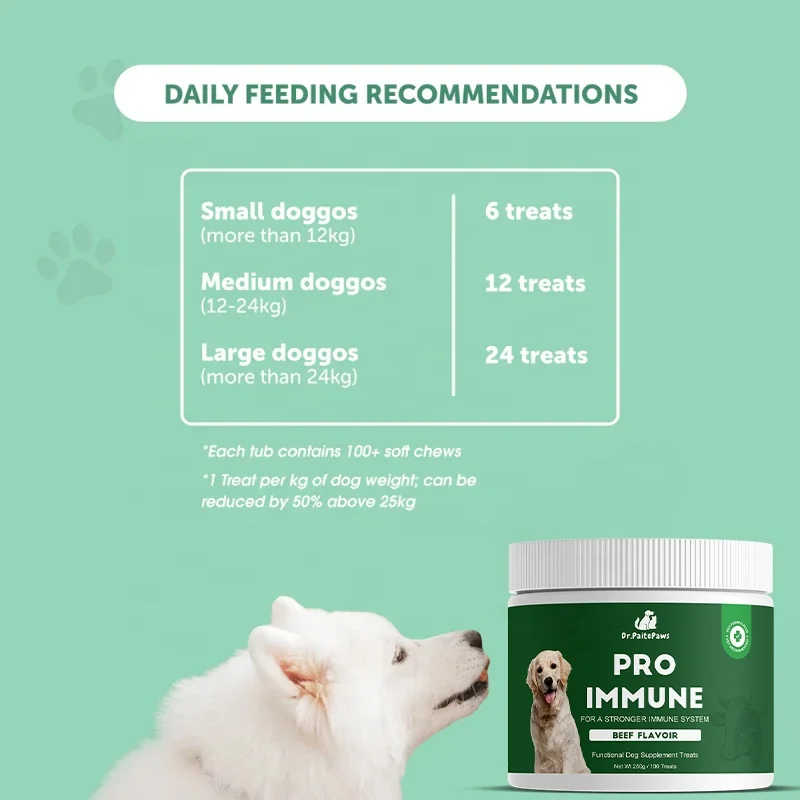 Pro Immune Dog Immune Booster Custom Strong Immune System Dog ...