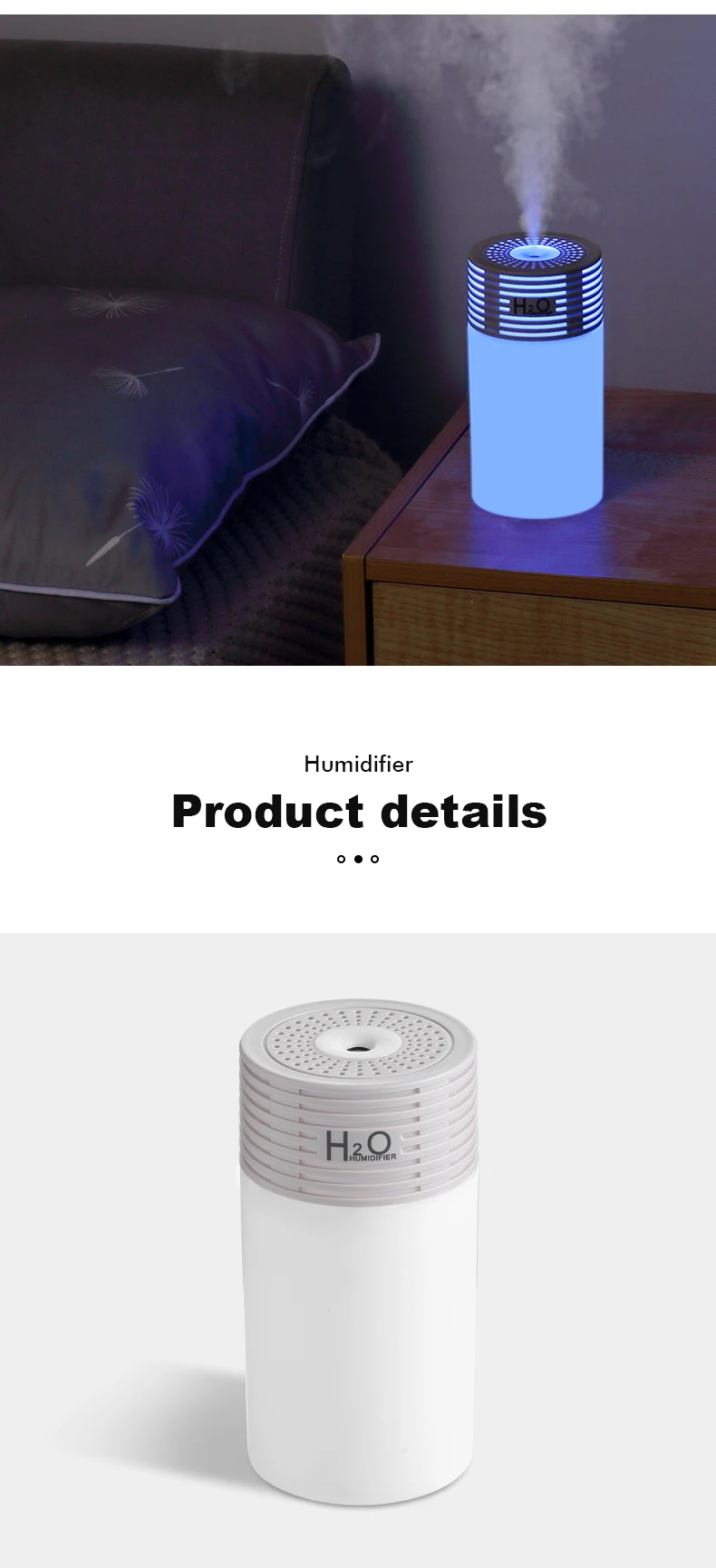 Automatic Nano Mist Car Ultrasonic Humidifier Usb Portable Cup Air ...