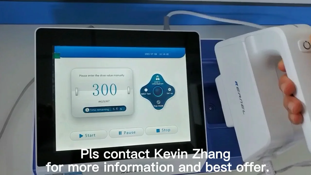 Uv Excimer Lamps Emitting Monochromatic 308nm Uvb Phototherpay Device ...