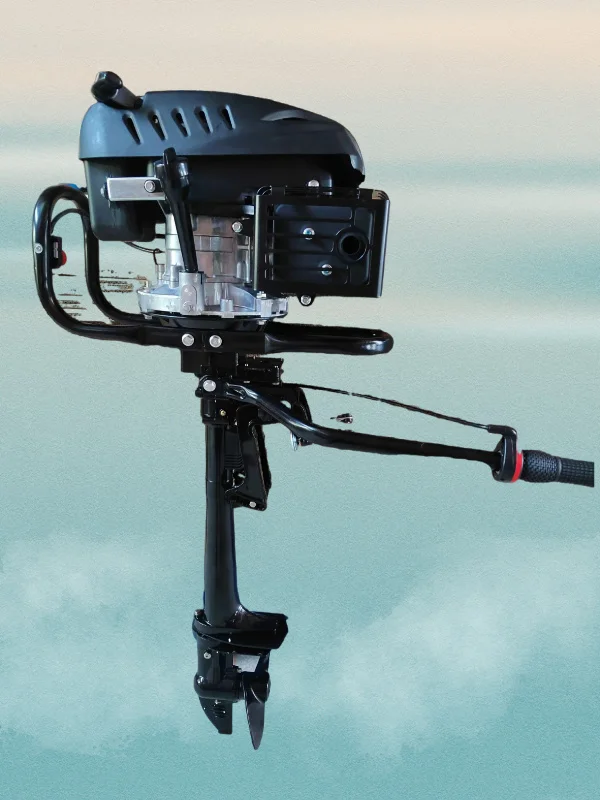 Solar Marine 4 Stroke 4HP Outboard Motor with Aluminum Propeller - Up ...