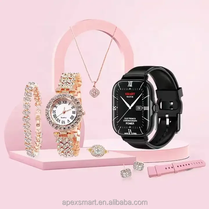 2024 New Smart Watch Set Women's A58 Plus Women's Girlfriend Watch ...