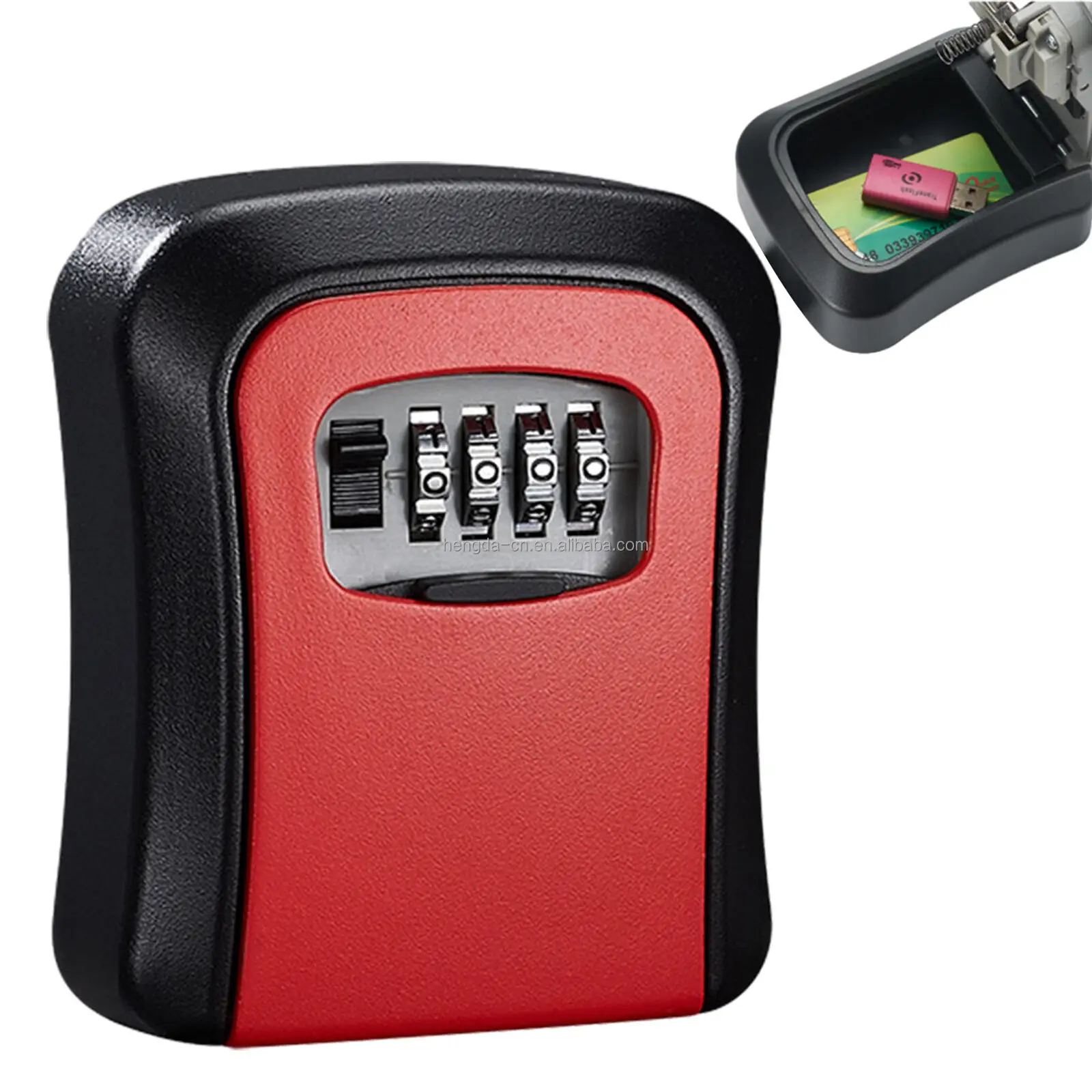 YH2090 Wall Mounted Plastic 4-Digit Combination Key Lock Box ODM