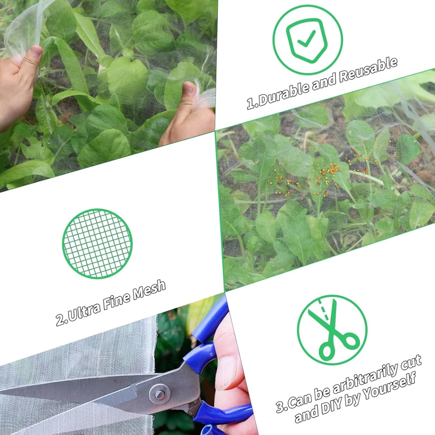 Insect Barrier Mesh - Protect Your Garden Fruits & Flowers