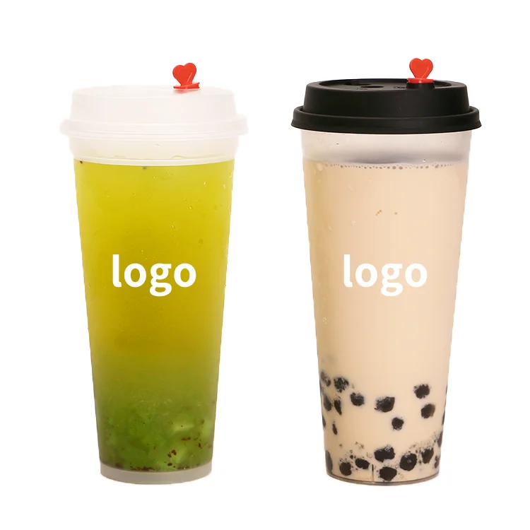 Custom Printing Pp Injection Pp Cup Bubble Tea Clear/matte 12 16 24oz ...