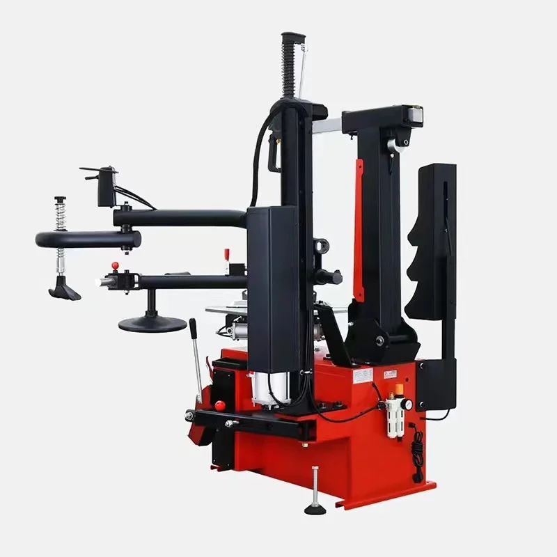 Automatic Car Tyre Changer Machine With Tire Lifting Kit With Lean Back ...